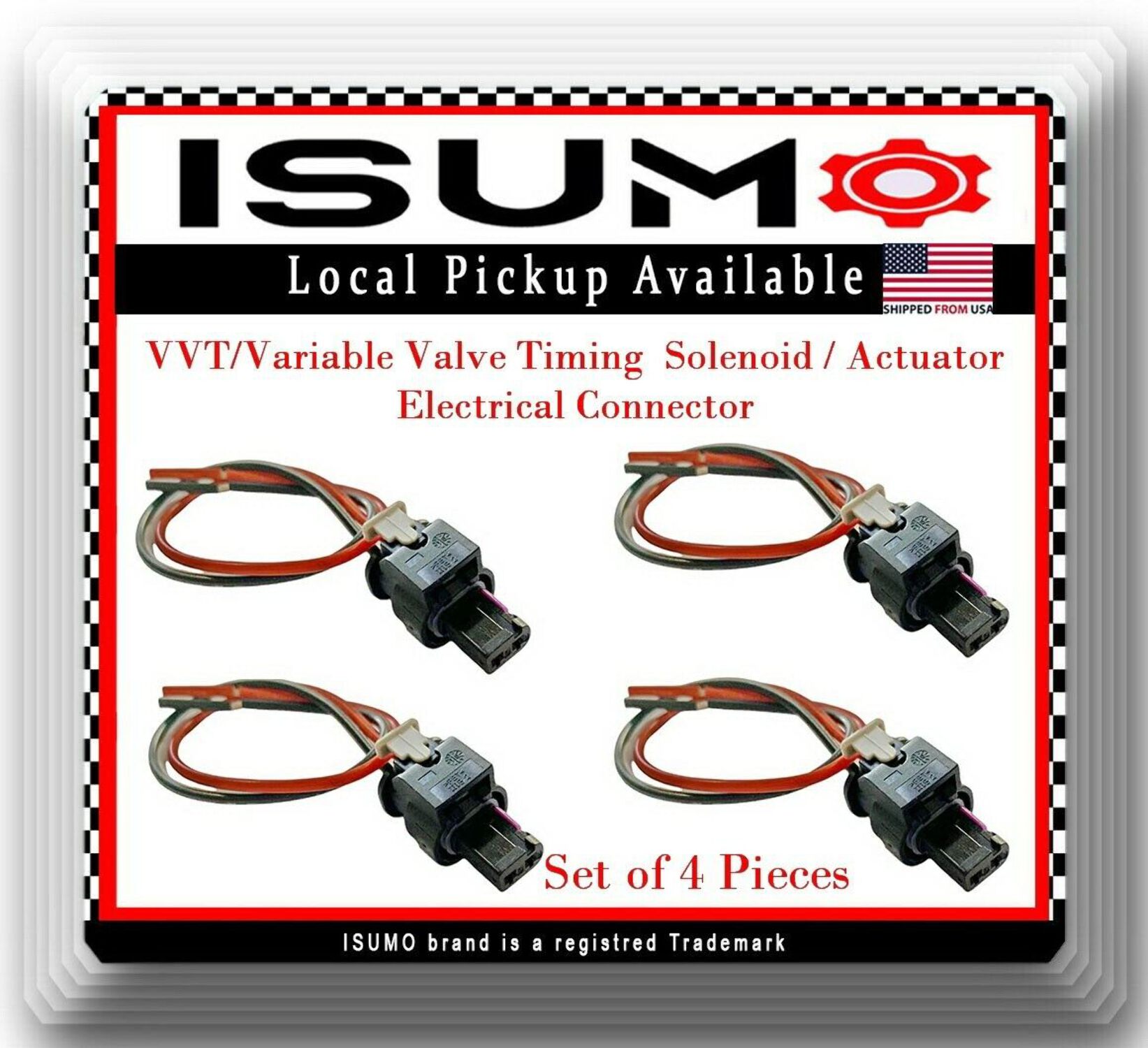 4 x Engine Variable Timing Adjuster Magnet Connector Fit BMW Mini ...