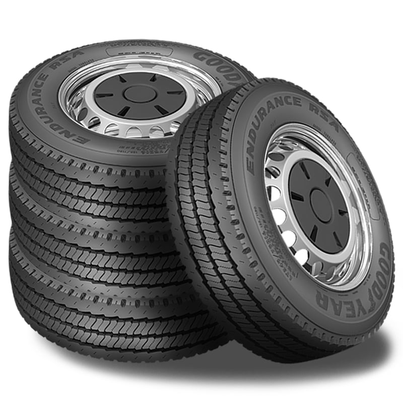 4 x Goodyear Endurance RSA ULT LT 225/75R16 Commercial (C) Tires ...