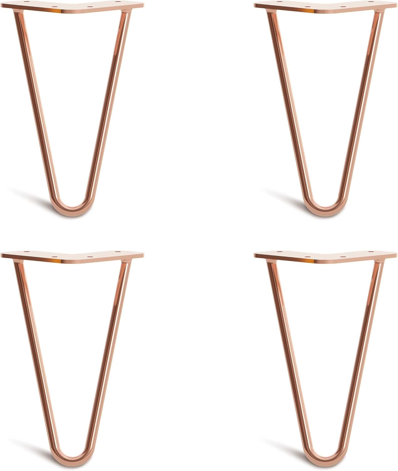 4 x Hairpin Table Legs – Superior Double Weld Steel Construction with ...