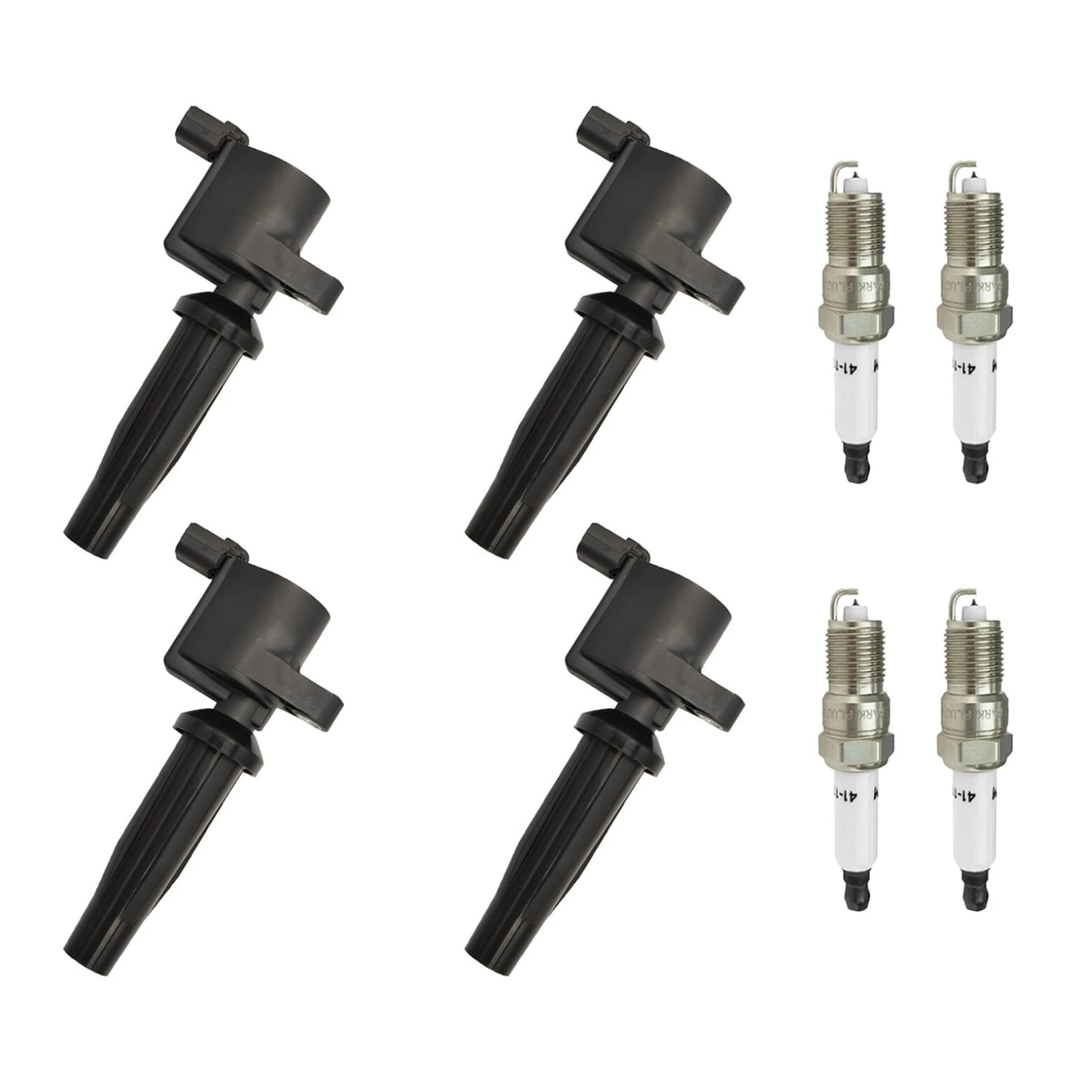4 x Ignition Coil & 4 x Iridium Spark Plugs-NAVOROGE- for Ford Escape ...