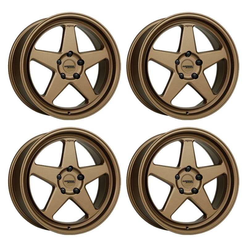 4 x Katana KR03 Matte Bronze Wheels 5x114.3 20x8.5 +40et Racing ...