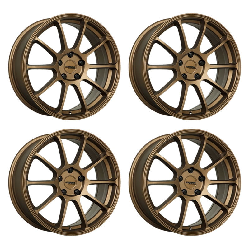 4 x Katana KR07 Matte Bronze Wheels 5x100 17x7.5 +40et Racing ...