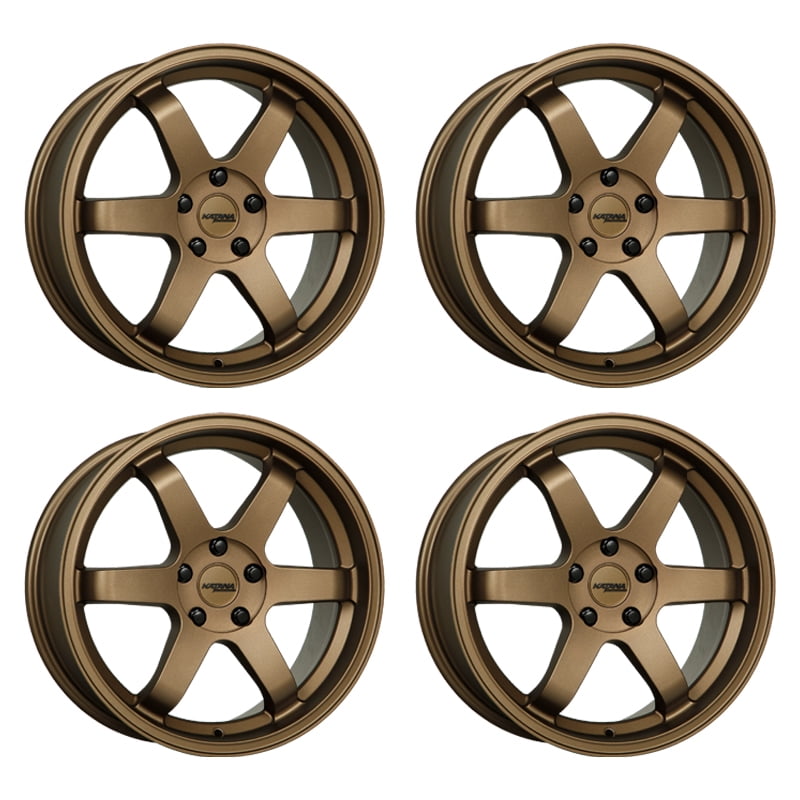 4 x KATANA RACING KR08 18X8 5X100 +40mm Matte Bronze Alloy Wheel Rim 18 ...