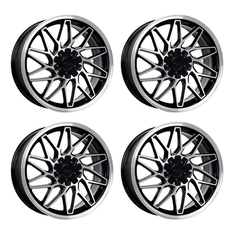 4 x Katana KR09 Gloss Black Wheels 5x100/5x114.3 18x8 +40et Racing Rims ...