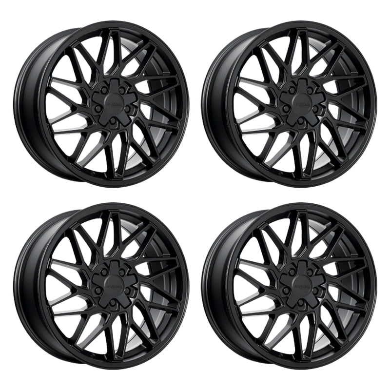 4 x Katana KR09 Matte Black Wheels 5x100/5x114.3 18x8 +40et Racing Rims ...
