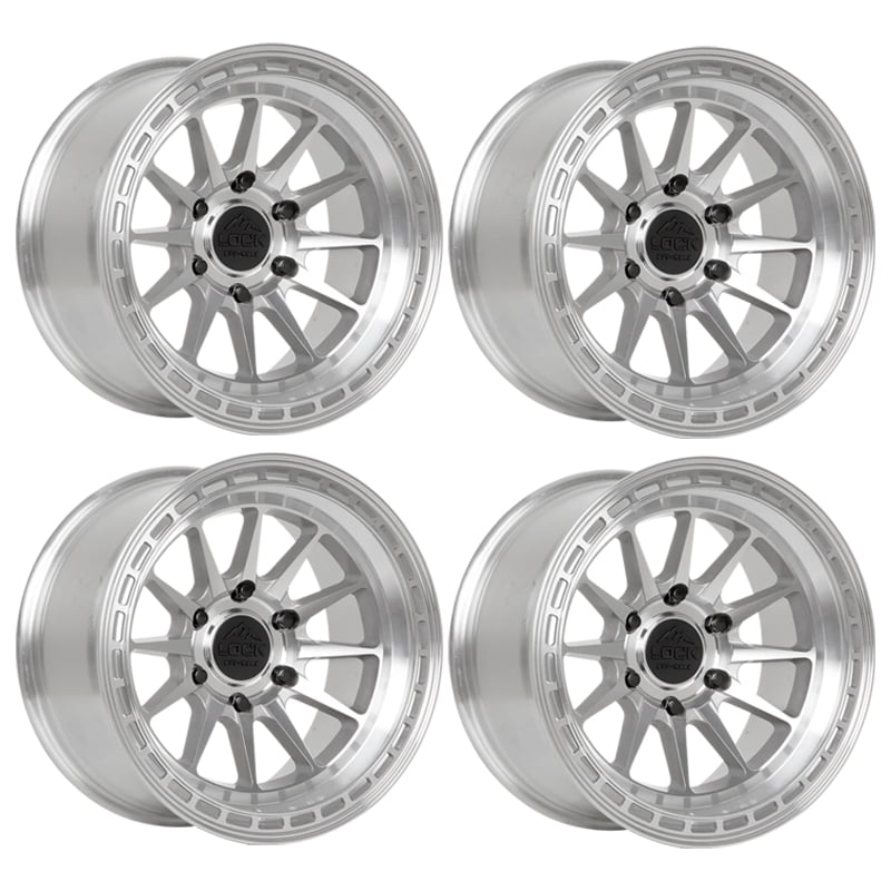4 x Lock Offroad Baja Machined Wheels 6x135 17x9 -12et Truck Suv Rims ...