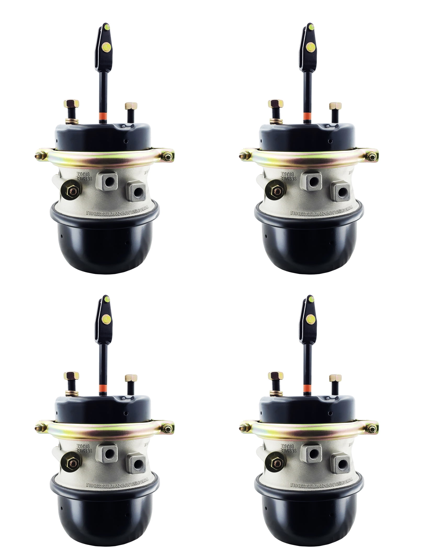 4 x Long Stroke Air Brake Chamber 3" Type 3030 Welded Clevis Replace ...