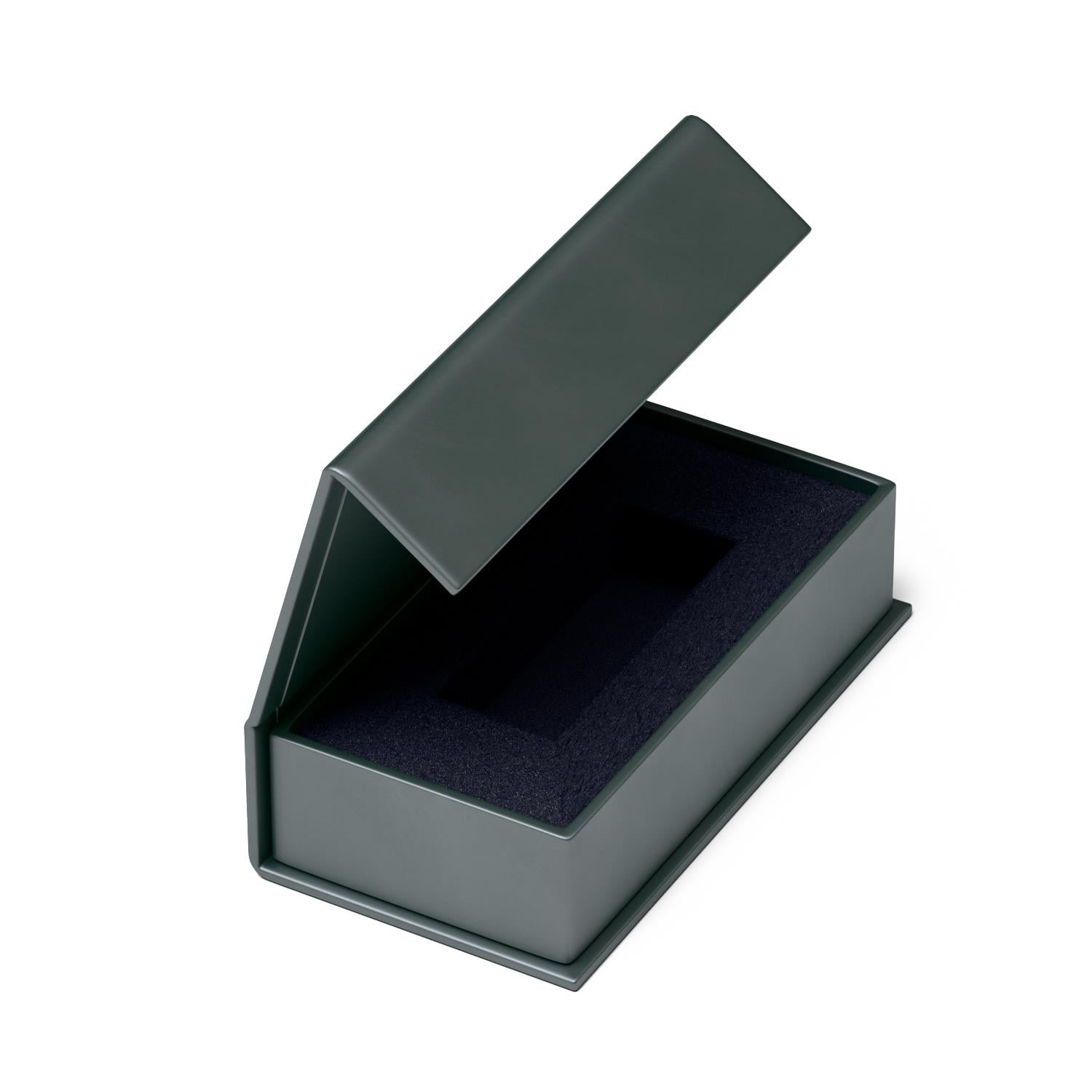4 x Magnetic USB Presentation Gift Boxes, Sage Green, flash drives ...