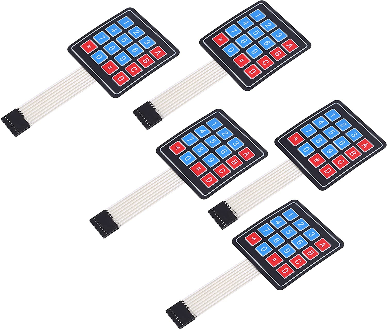 4 X 4 Matrix Array Membrane Switch Keypad Keyboard 16 Key Matrix Array Membrane Switch Keypad