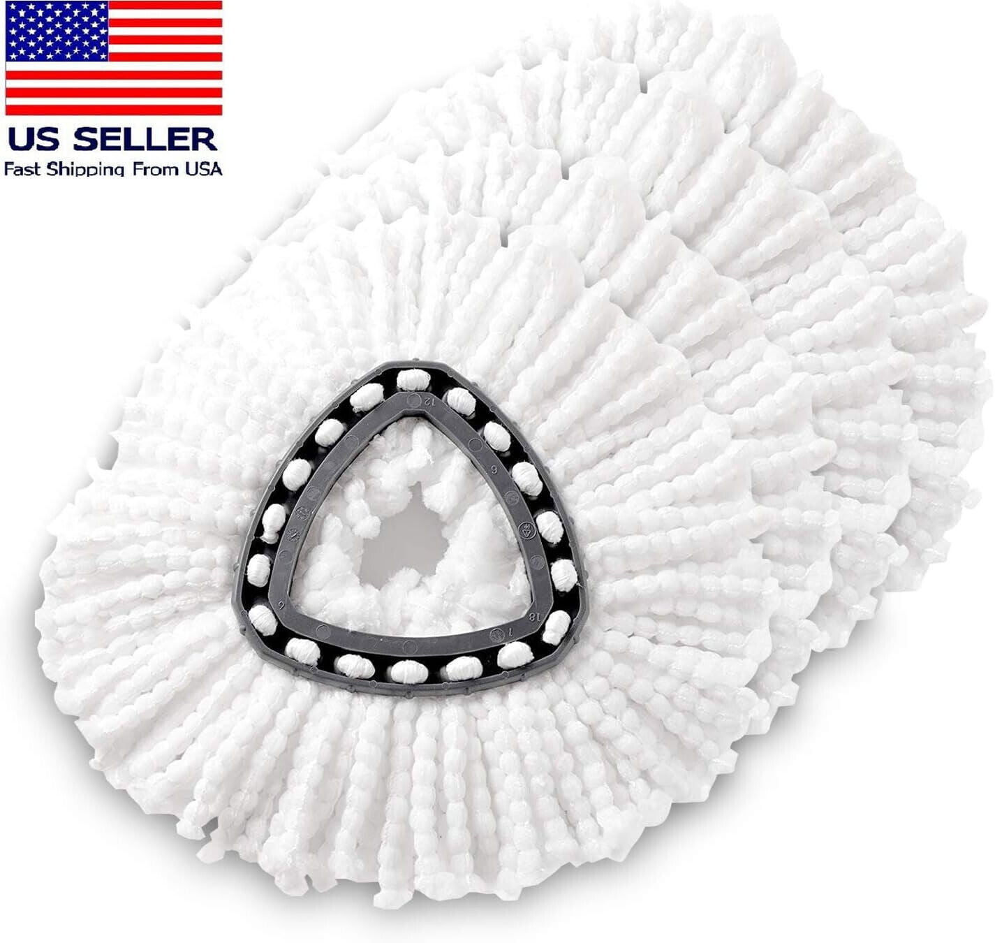 4 x Replacement Microfiber Mop HEAD For O-Cedar Spin Mop Easy Clean ...