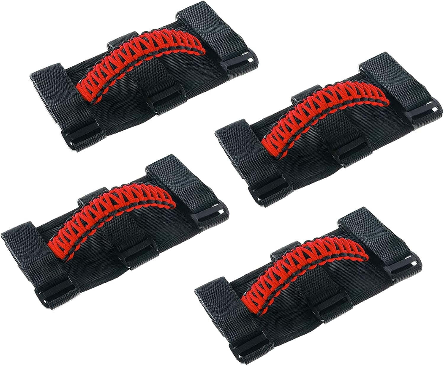 4 x Roll Bar Grab Handles Grip Handle for Jeep Wrangler CJ YJ TJ JK JKU ...