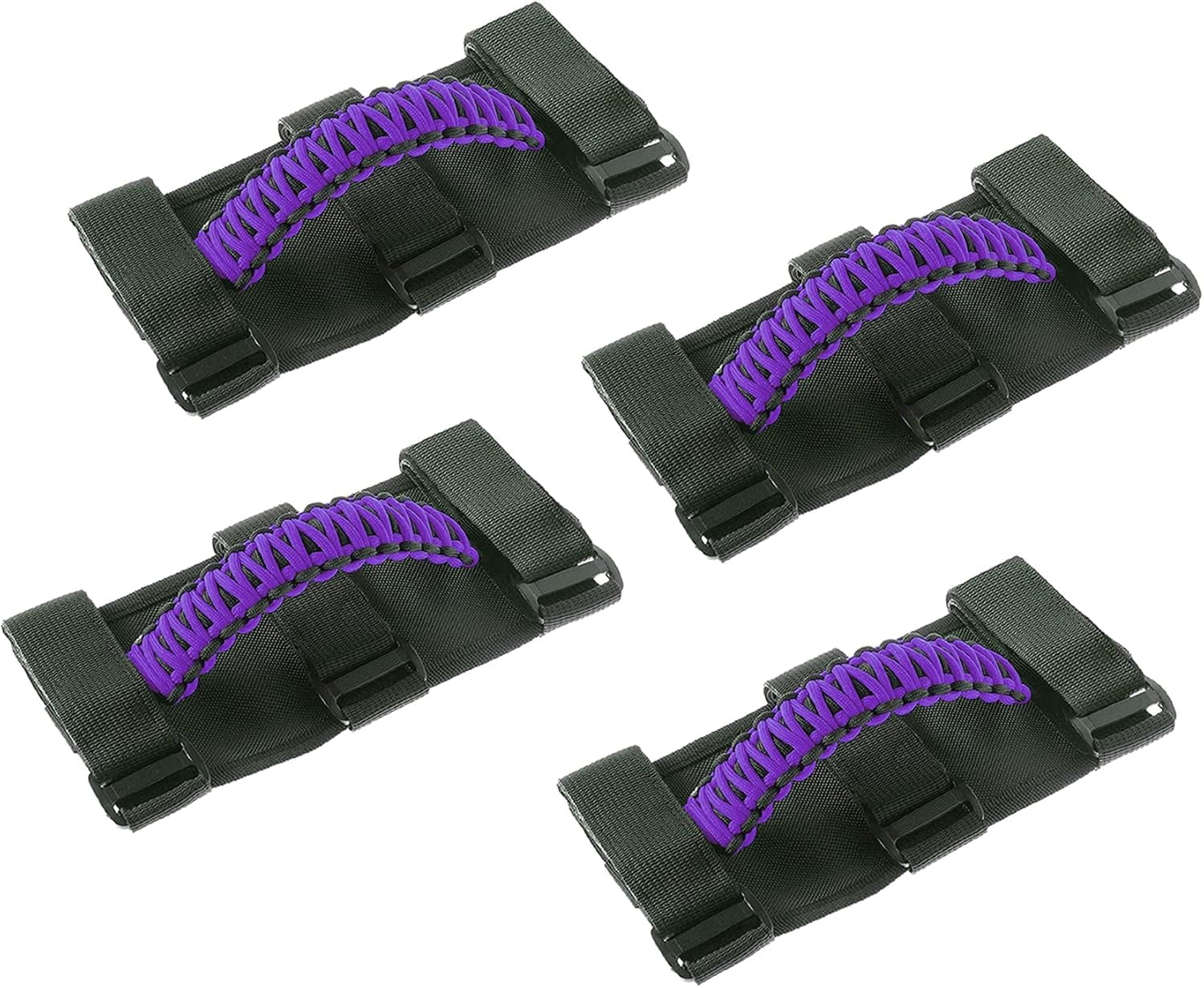 4 x Roll Bar Grab Handles Grip Handle for Jeep Wrangler YJ TJ JK JKU JL ...