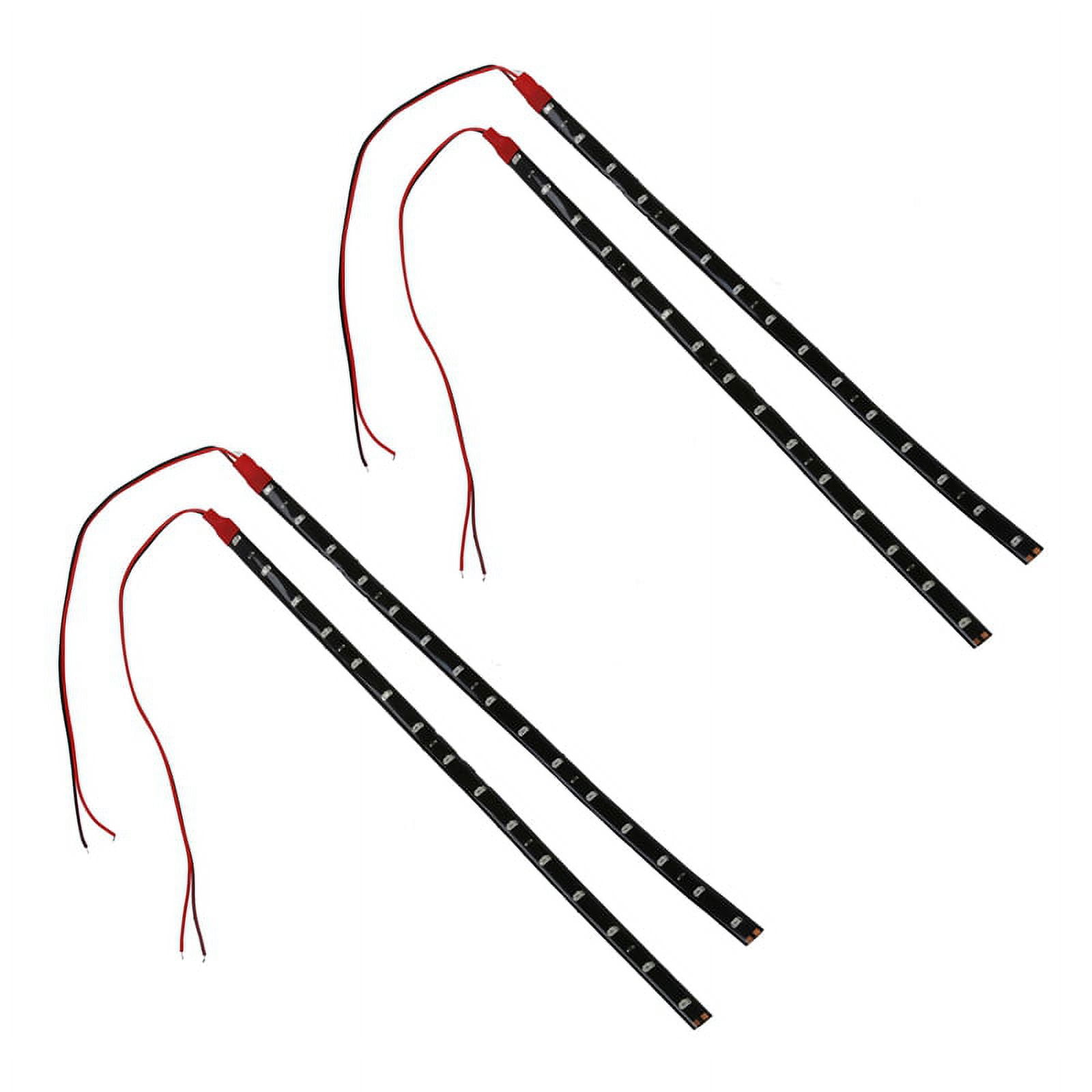 4 X String Lights 15 LED Strips 30 cm Red Light Chain 12V,4 x LED ...