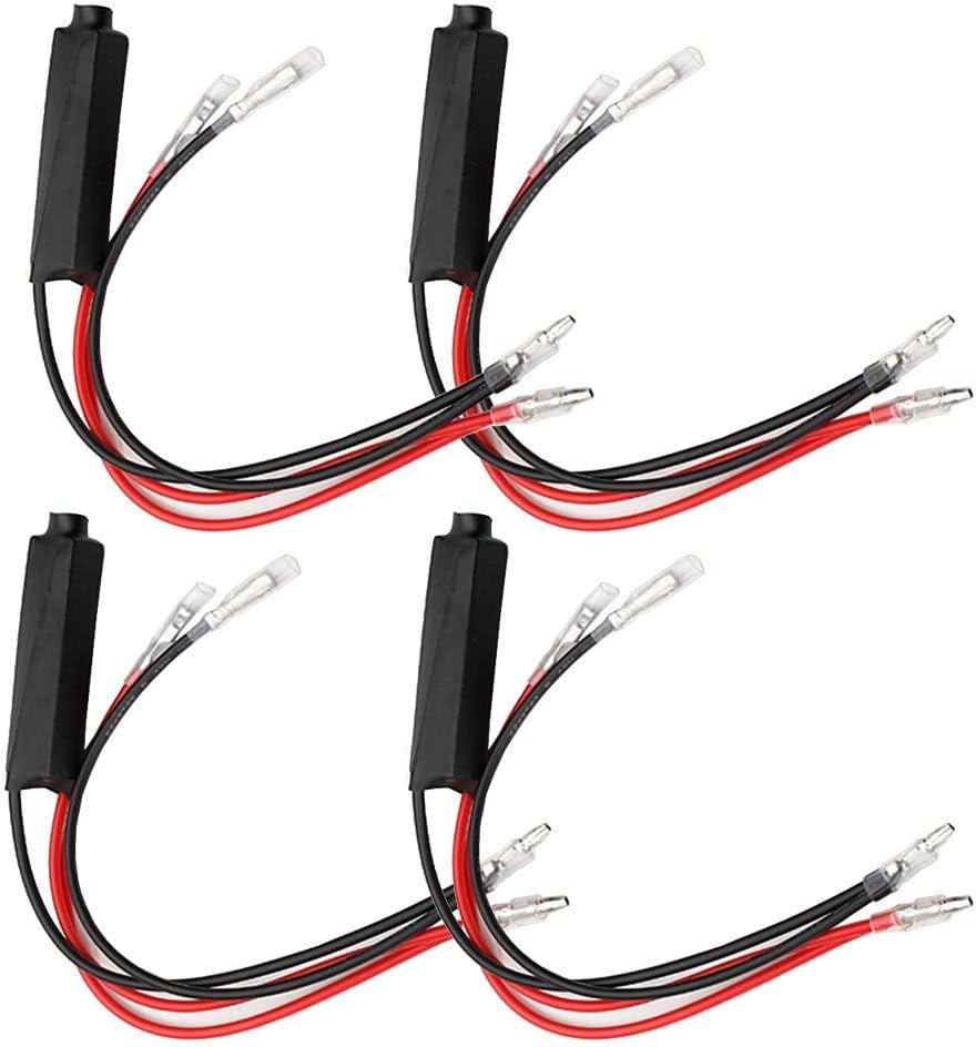 4 x Universal 12V Motorcycle Turn Signal LED Load Resistor Flash ...