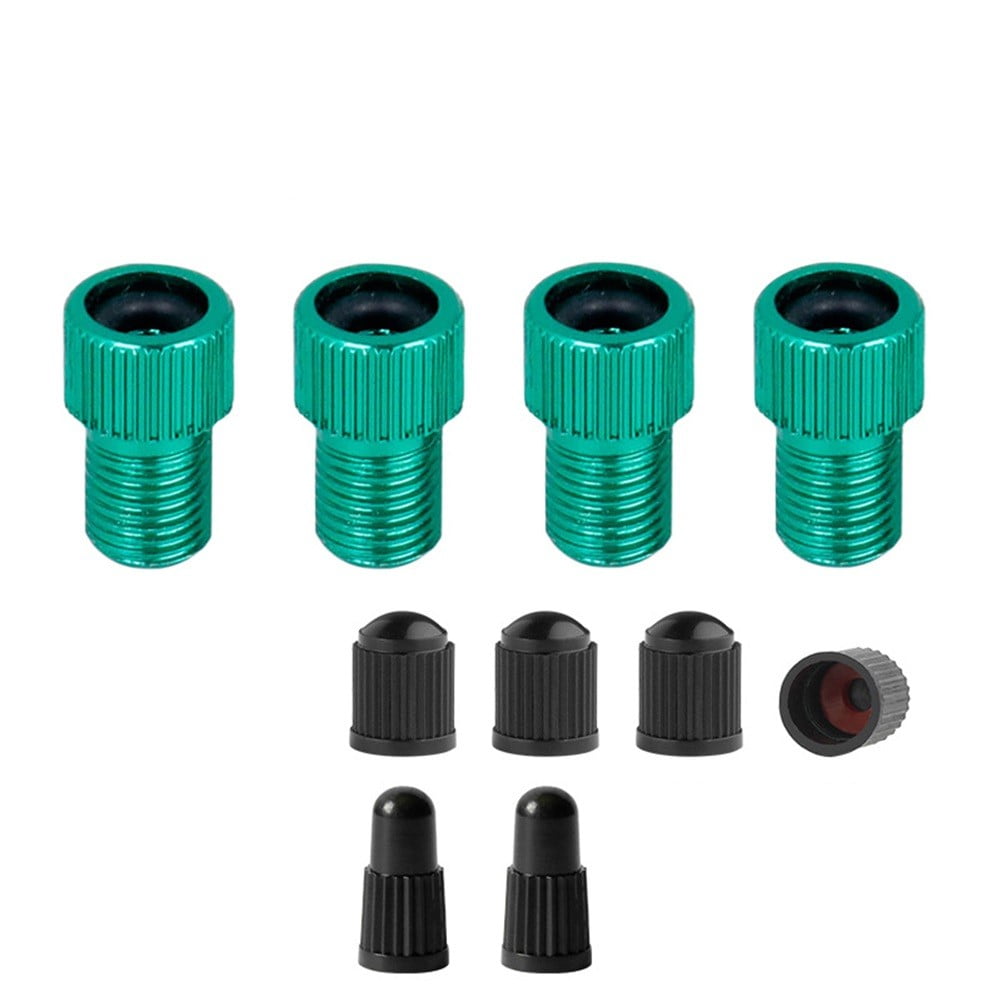 4 x VALVE ADAPTER PRESTA TO- CONVERTER ROAD BIKE CYCLE BICYCLE PUMP ...