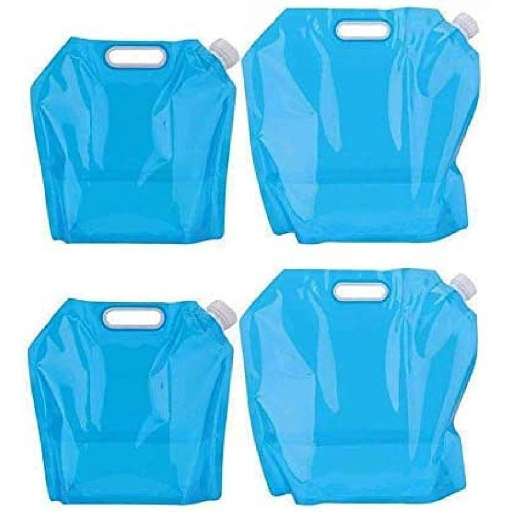 4 x Water Canister Foldable Portable Foldable Drinking Water [2x5L2x10L ...