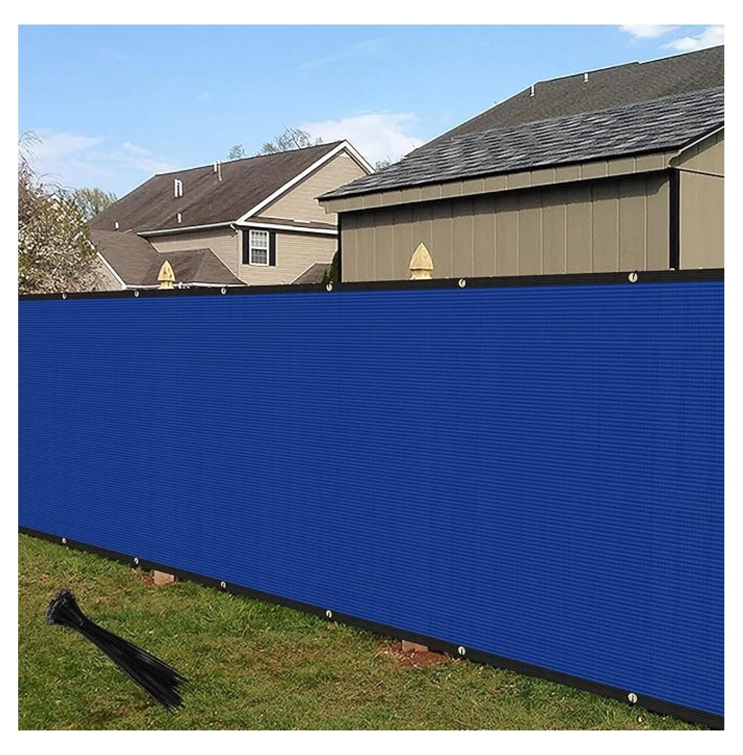 4'x114' Privacy Fence Screen Windscreen with Copper Grommets, Fit for ...