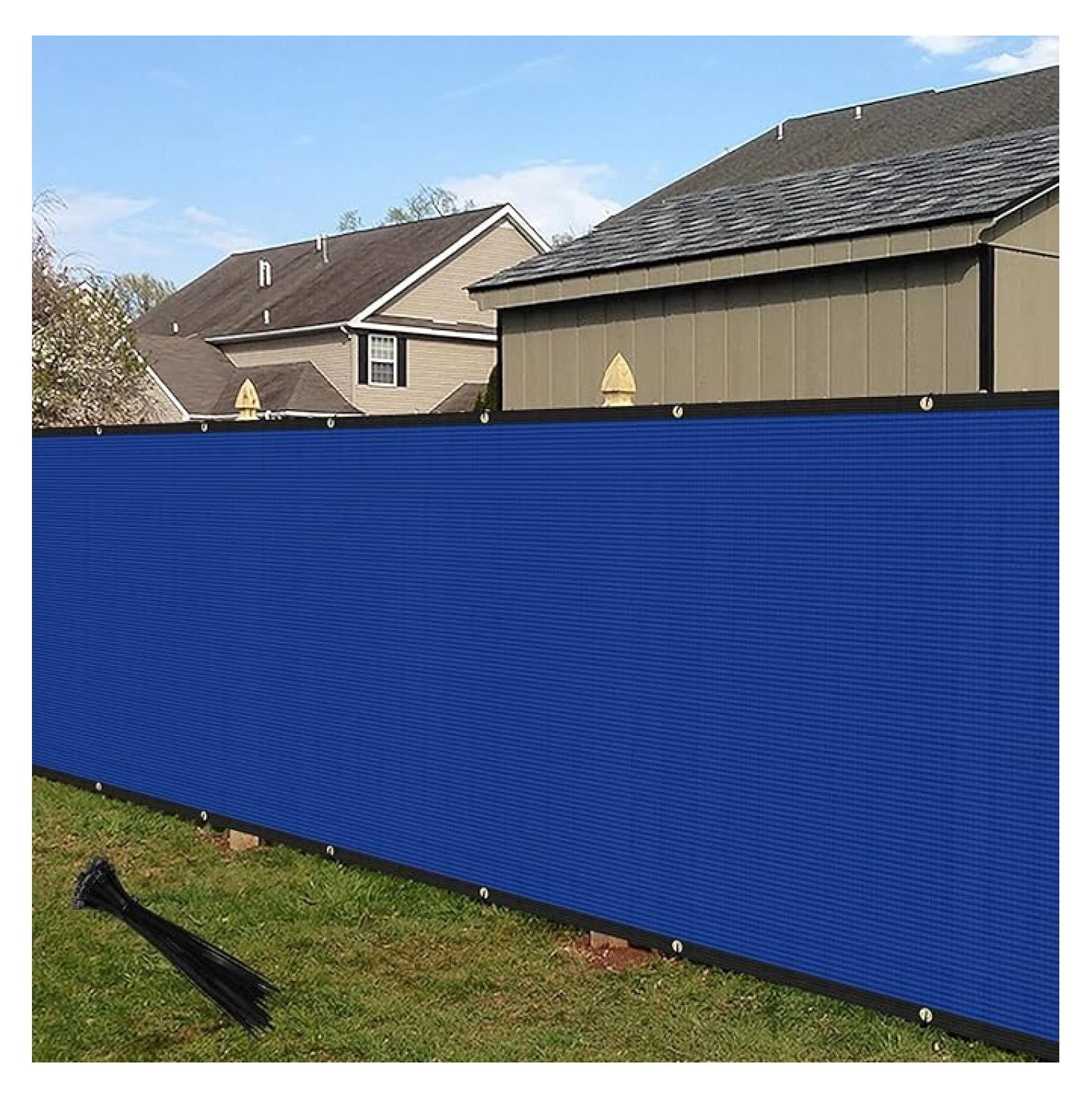 4'x116' Privacy Fence Screen Windscreen with Copper Grommets, Fit for ...