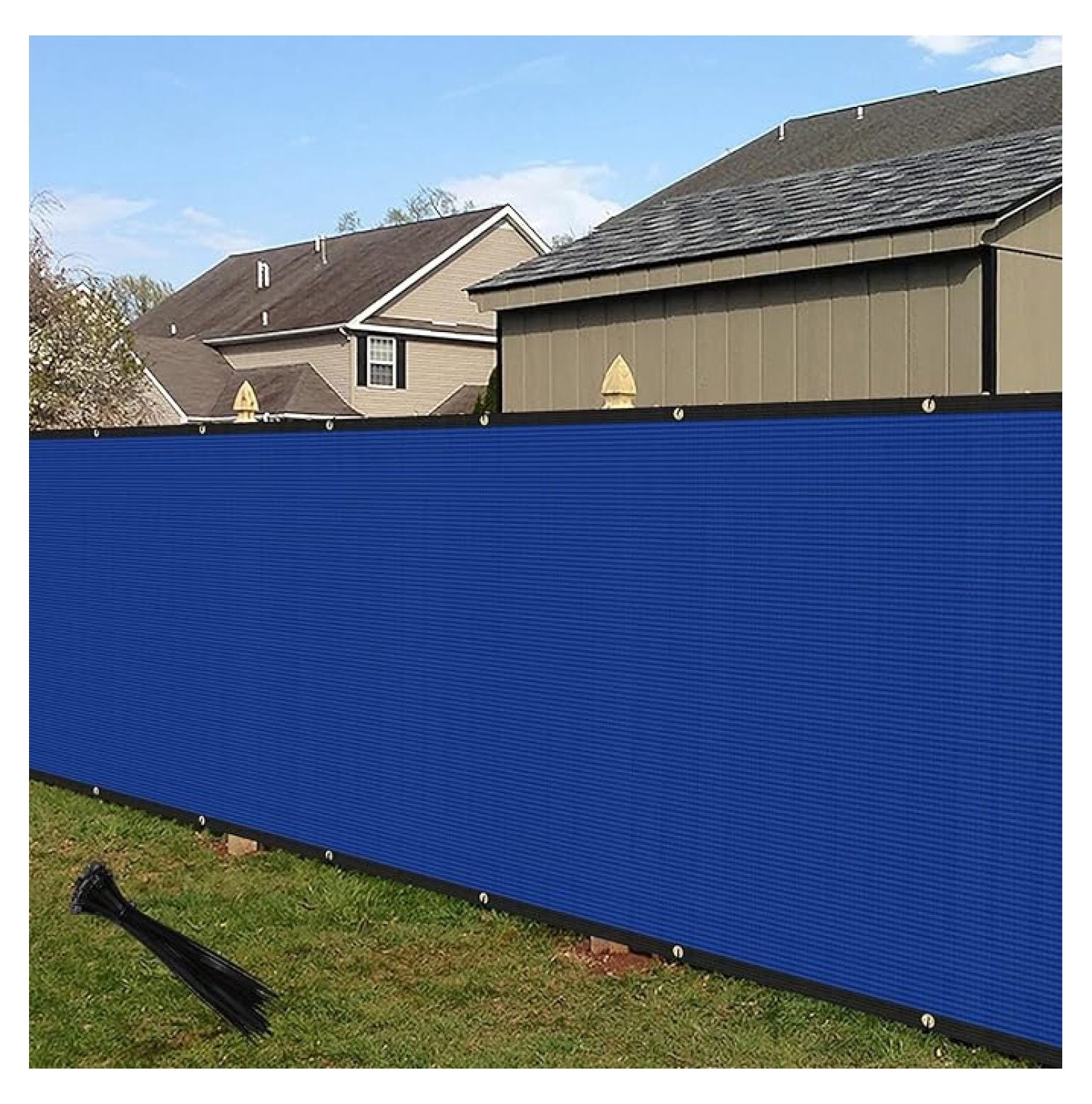 4'x119' Privacy Fence Screen Windscreen with Copper Grommets, Fit for ...