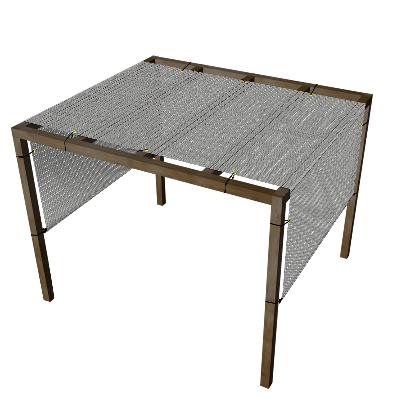 4'x15' Pergola Replacement Cover Canopy Sun Shade Screen Panel with ...