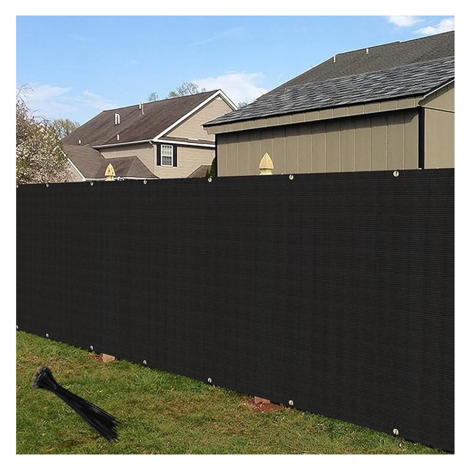 4'x16' Privacy Fence Screen Windscreen with Copper Grommets, Fit for ...