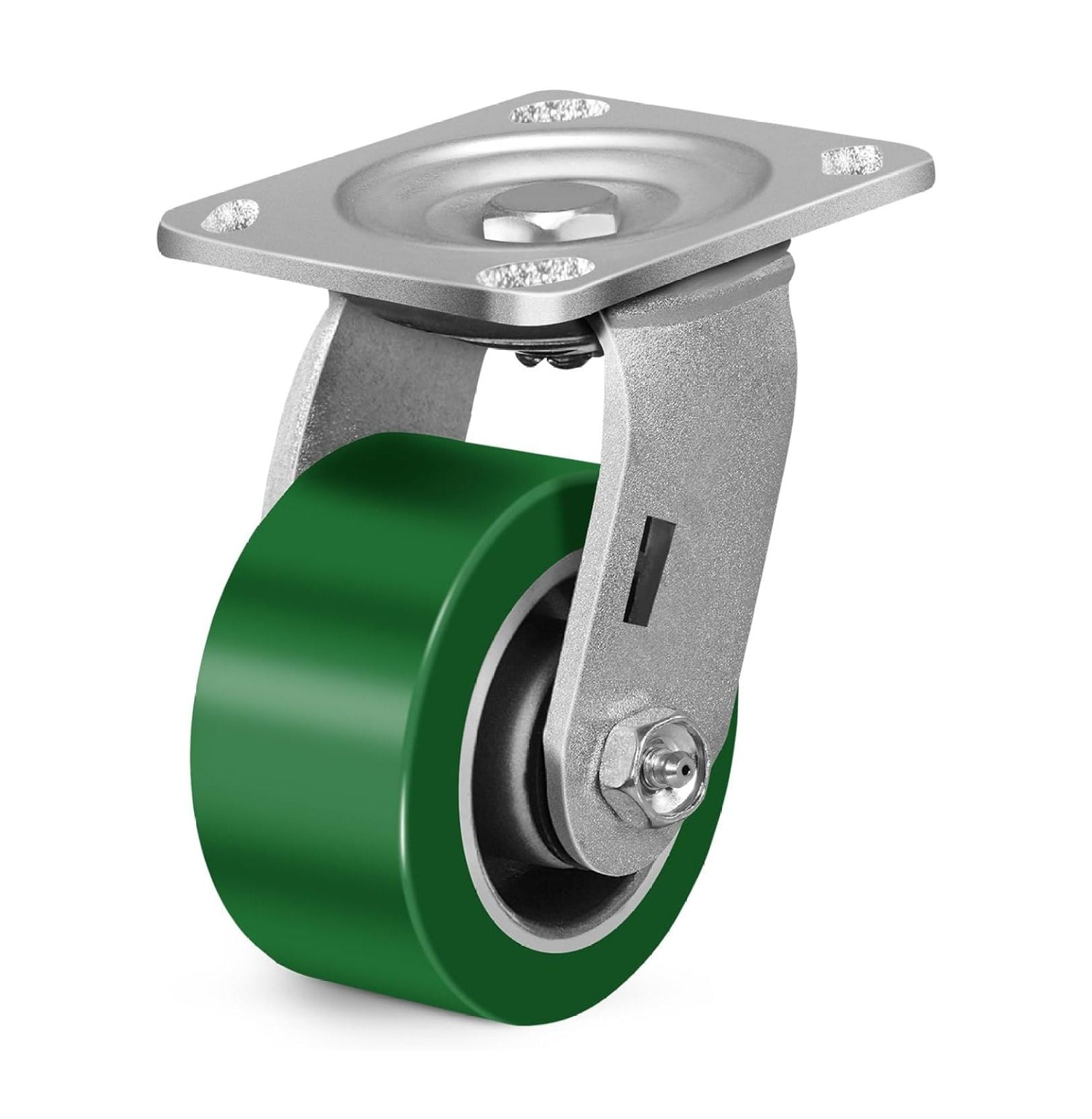 4"x2" Industrial Casters- Heavy Duty Casters,Polyurethane on Aluminum ...