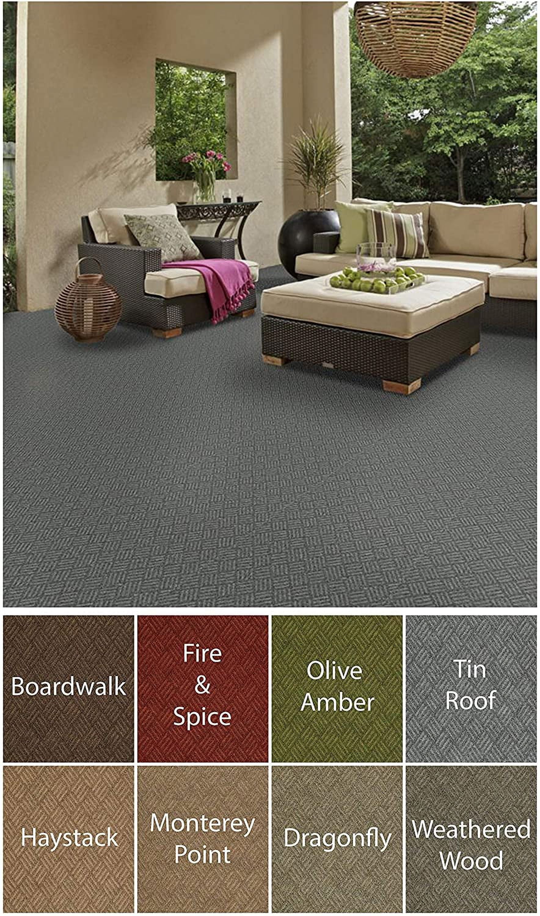4'x20' Tin Roof - Indoor Outdoor Area Rug Carpet Runners with a Premium ...