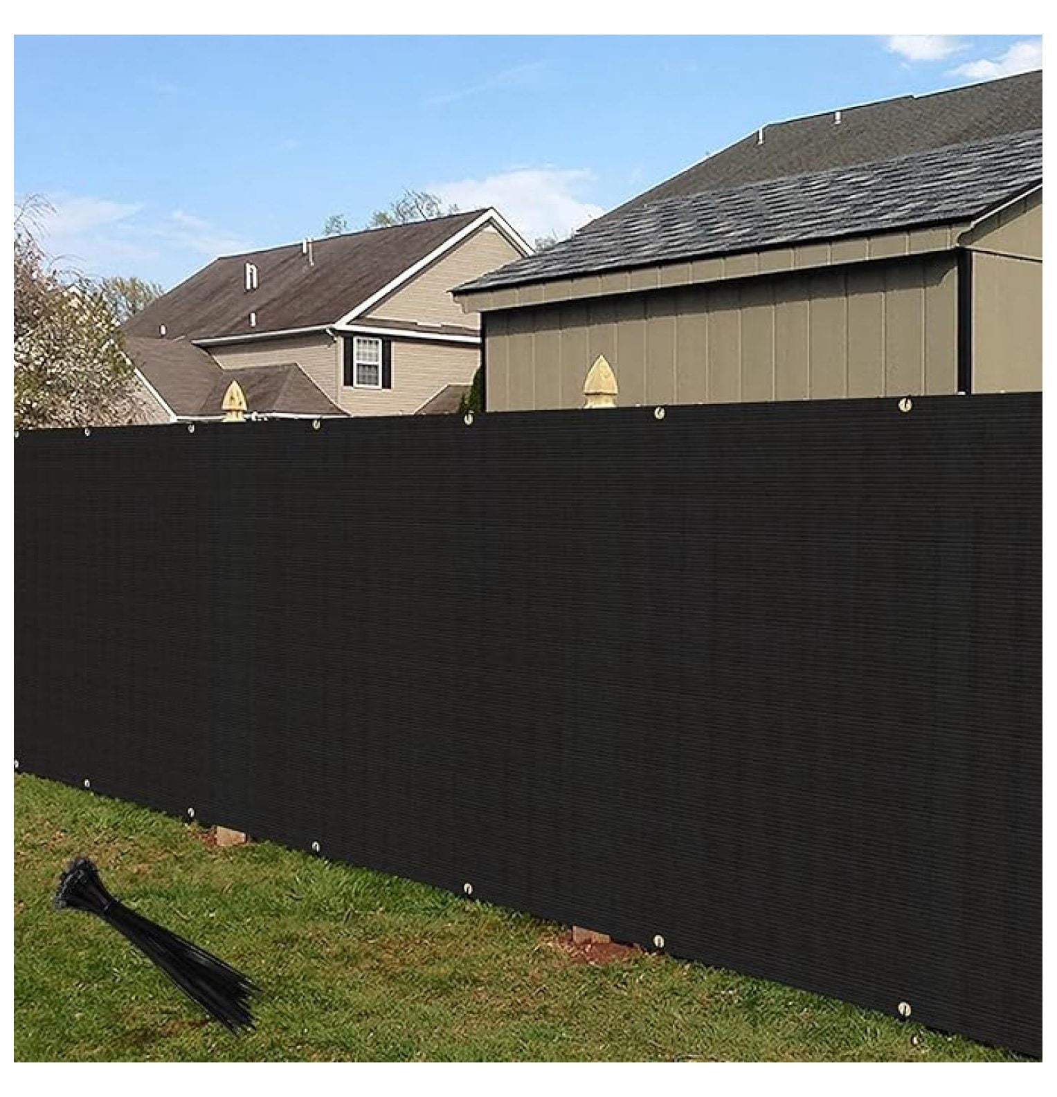 4'x31' Privacy Fence Screen Windscreen with Copper Grommets, Fit for ...
