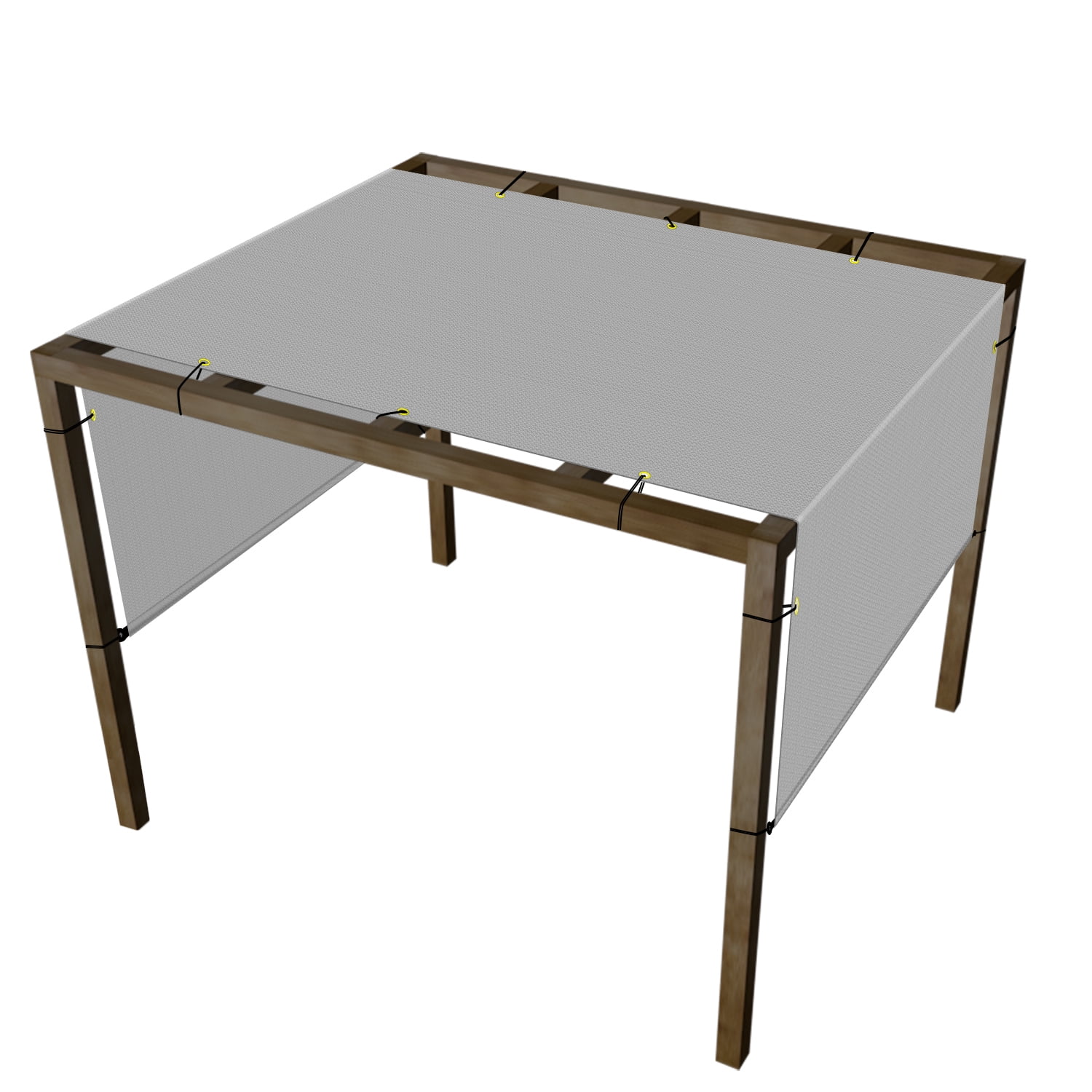 4'x4' Light Grey Outdoor Sun Shade Panel Universal Pergola Replacement ...