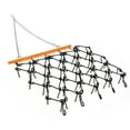 4'x4' Pre-Assembled Drag Harrow for ATV/UTV –3/8" Heavy Duty Rust ...