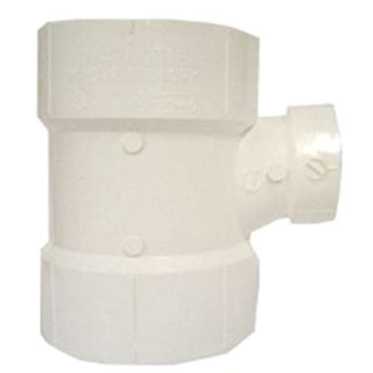 4"x4"x2" (DWV) PVC Sanitary Tee - Walmart.com