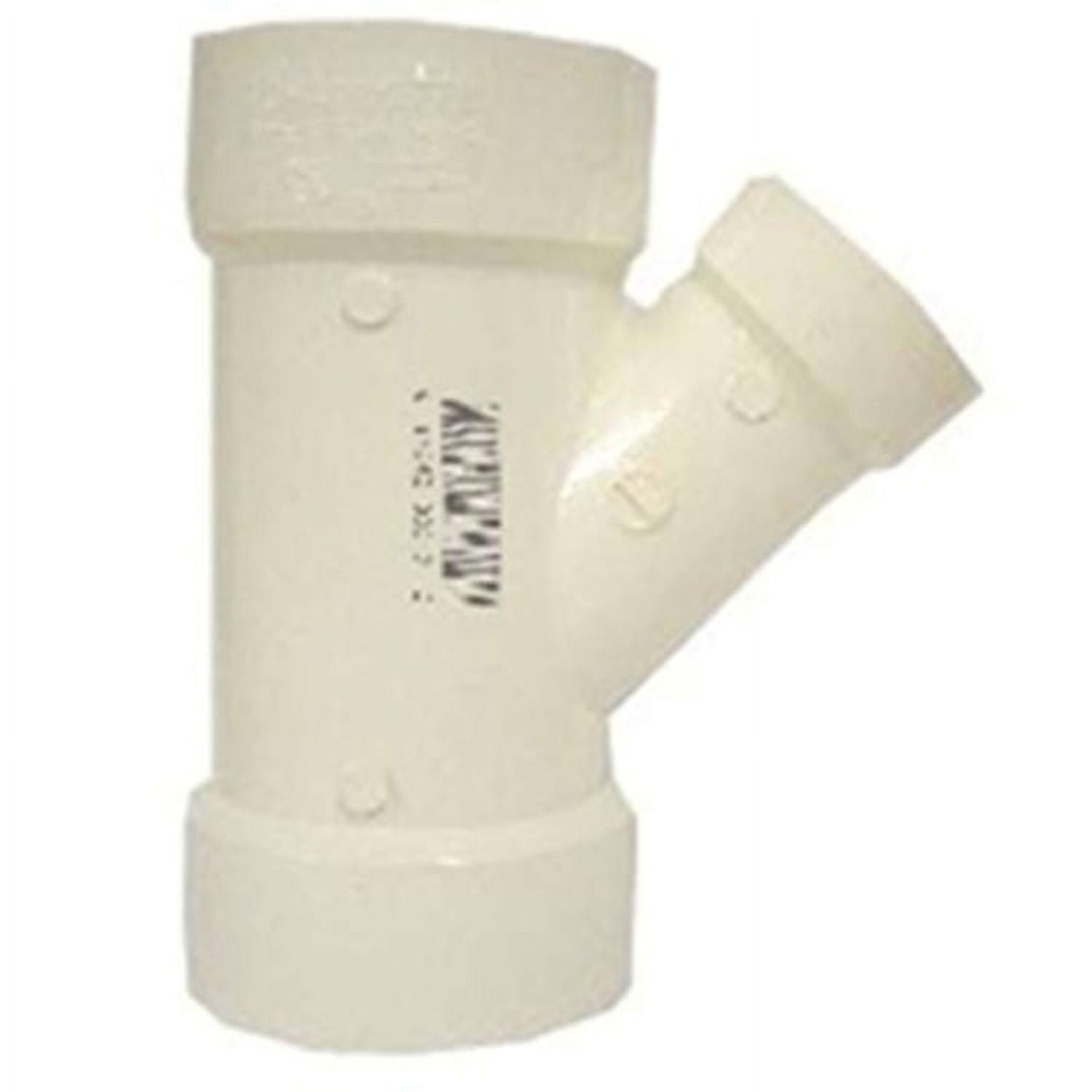 Genova 192327L Pipe Wye, 4" x 4" x 3" - Walmart.com