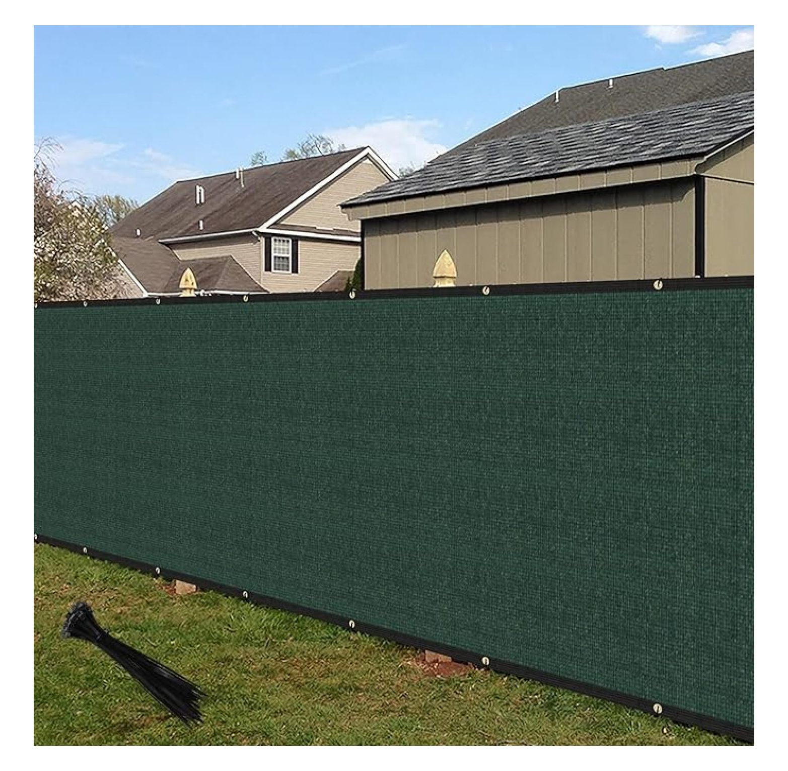 4'x42' Privacy Fence Screen Windscreen with Copper Grommets, Fit for ...