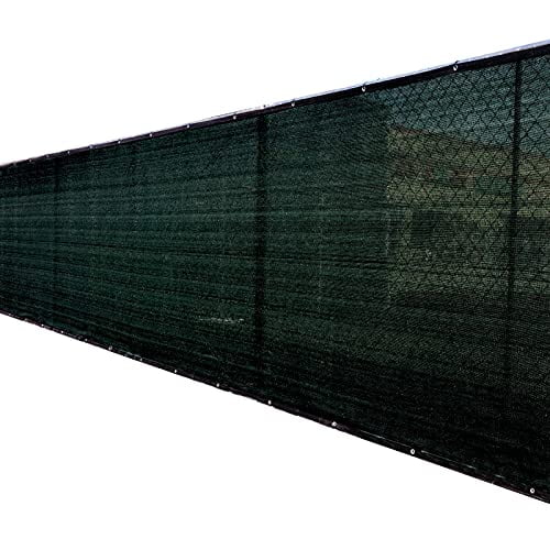 4'x50' 4ft Tall 3rd Gen Black Fence Privacy Screen Windscreen Shade ...