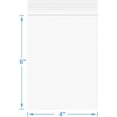 4"x6", 100/pk Clear Reclosable Plastic 2-Mil Ziplock Bags Poly Jewelry ...