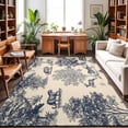 4'x6' Area Rugs, Tiger Deer Indoor Outdoor Area Rug for Living Room ...