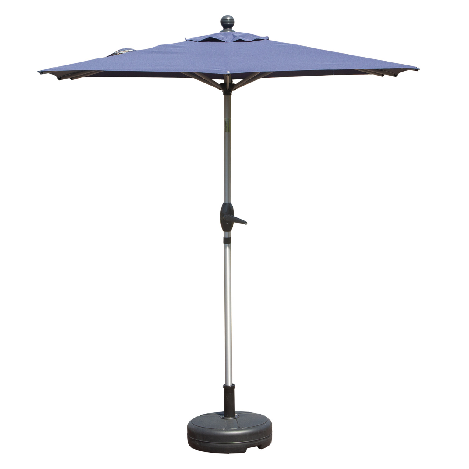 4'x6' Rectangle Patio Umbrella, Heavy-Duty Sun Umbrella with Crank Lift ...
