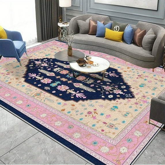 4'x6' Washable Carpet For Living Room Runway Carpet Corner Rug Grippers ...