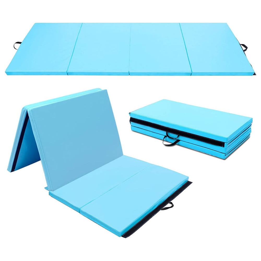 4'x8' Gymnastics Mat, 2"Thick Folding Tumbling Mat, Foldable Gym Mat ...