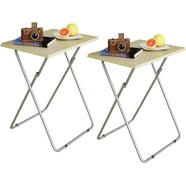 dxynlzq Foldable TV Trays Small Folding Table TV Trays TV Dinner Tray ...