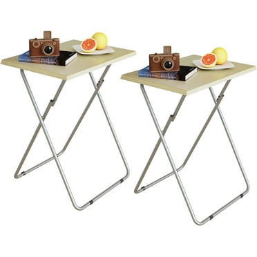 dxynlzq Foldable TV Trays Small Folding Table TV Trays TV Dinner Tray ...