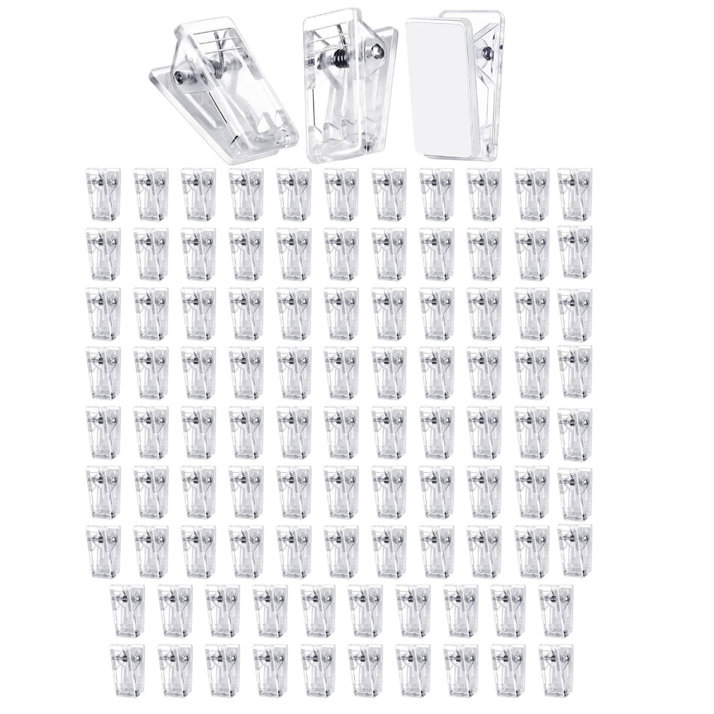 40/100pcs Durable Self Stick Clips Sturdy Adhesive Clips for Simple ...