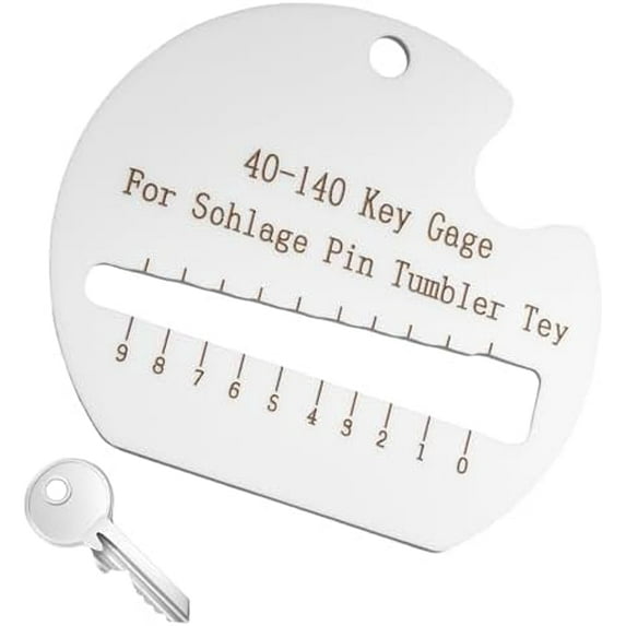 40-104 Key Pin Gauge for Schlage, Professional Measuring Tool, Fit for ...