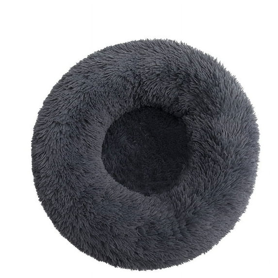 40-110cm Round Pet Bed for Large Dog Bed Super Soft Cat Bed Long Plush ...