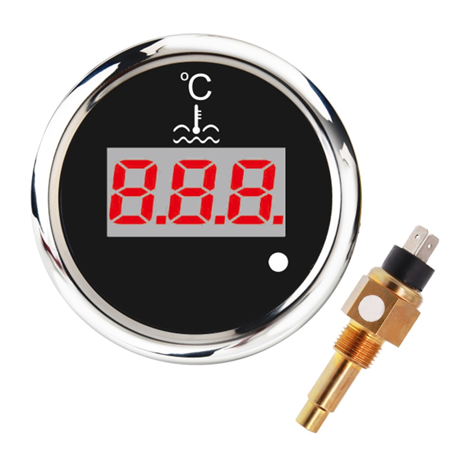 40-120 Water Temp Gauge With M16*1.5 Water Temperature Sensor Sender ...