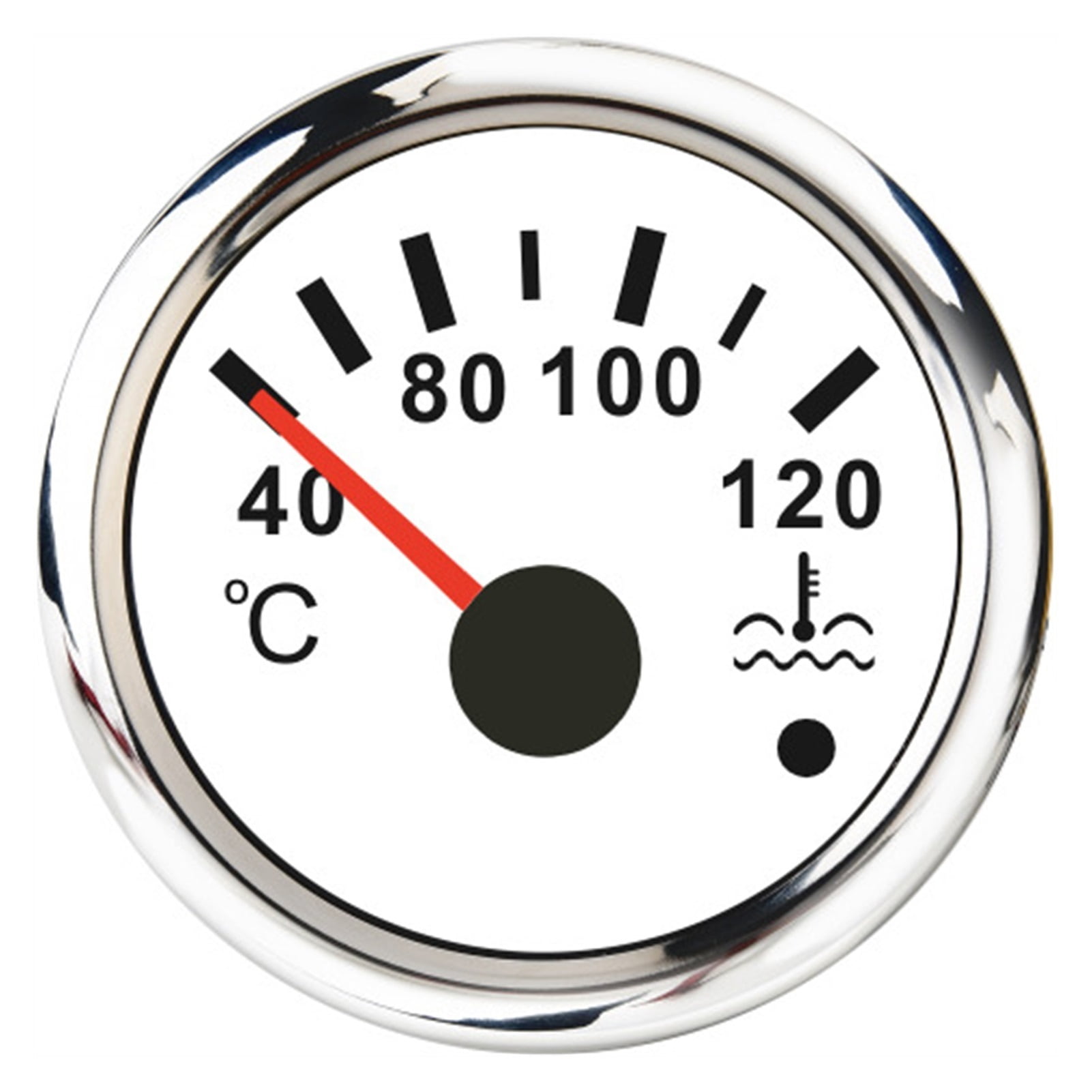 40-120 Water Temp Gauge With Water Temperature Sensor For Car Marine ...
