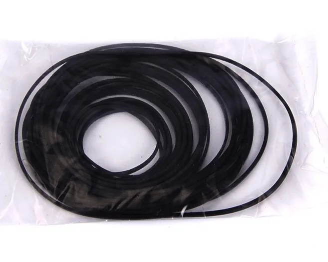 40-130-0.5mm 60pcs-Square Flat Mixed Belt for Tape Recorder, DVD ...