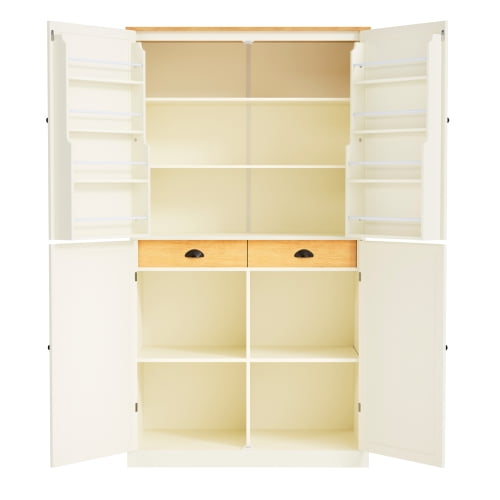 40.2x20x71.3inch High Freestanding Kitchen Pantry Large Cupboard ...