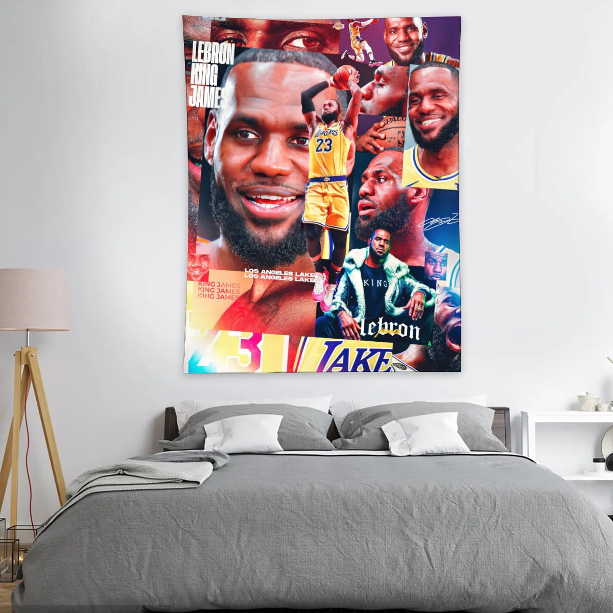 40×30 inch Tapestry for Emperor Lebron James Wall Hanging Poster ...