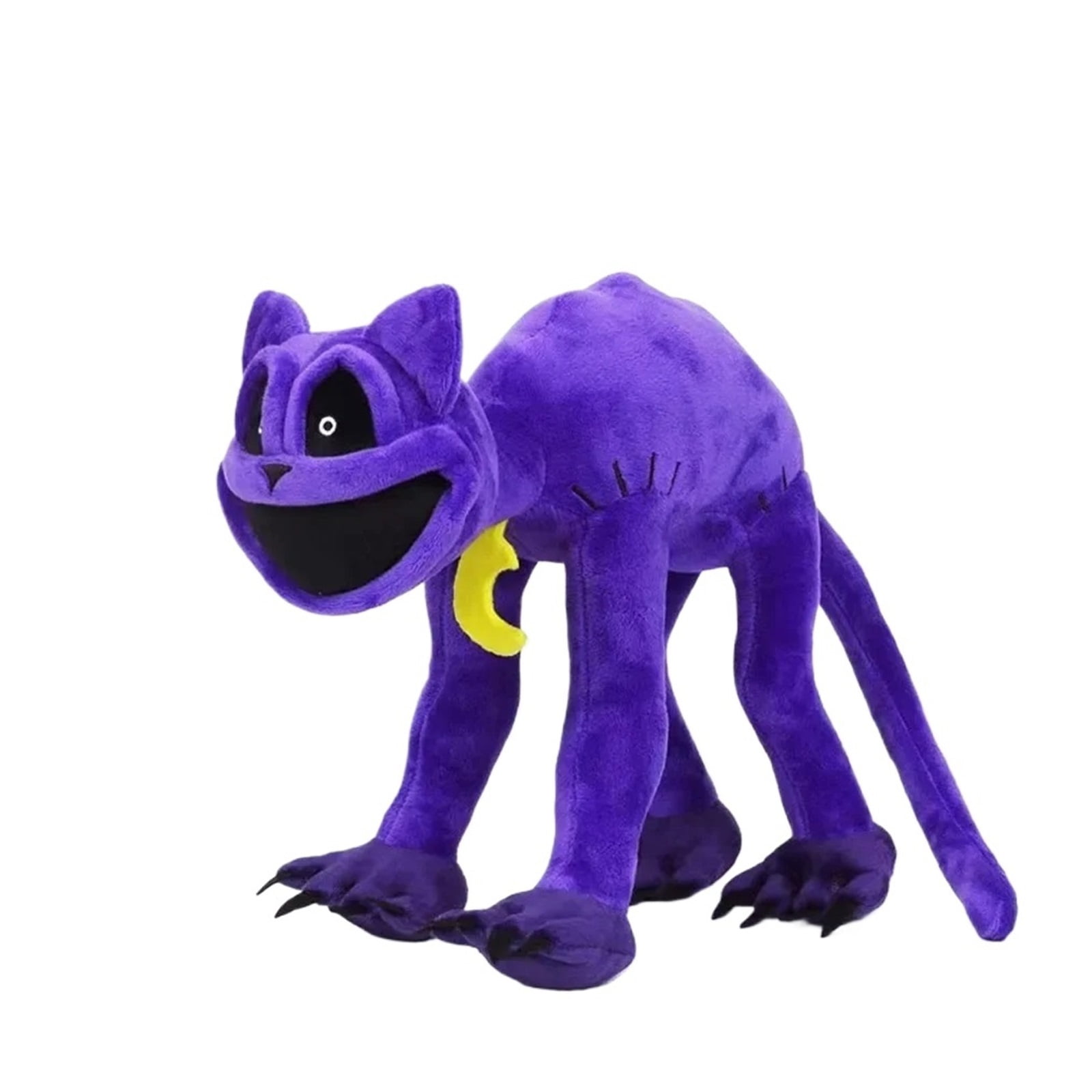 40/30CM Smiling Animal Cute Plush Animated Purple Cat Plush Doll ...